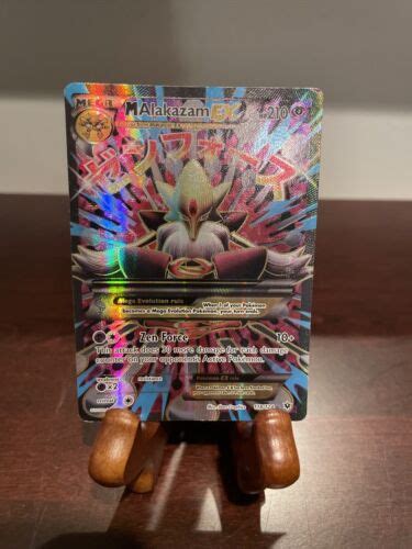 Pok Mon Tcg Mega Alakazam Ex Fates Collide Holo Full Art Ultra