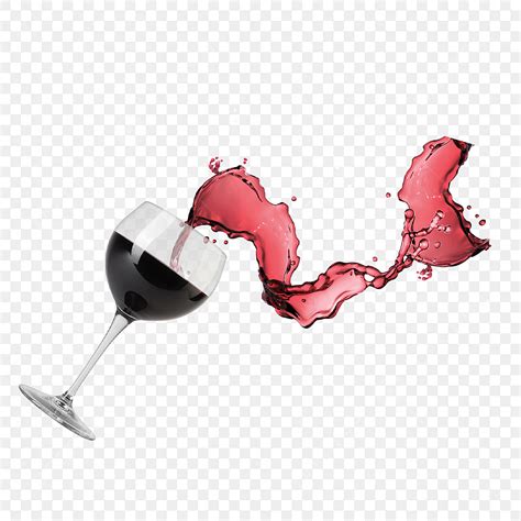 Taça De Vinho Vinho E Vinho Tinto Derramado PNG Copo De Vinho