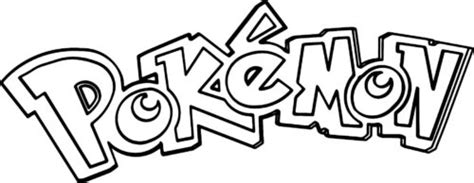 Pokemon Logo Coloring Pages Turkau