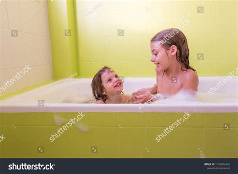 Sister Taking A Bath