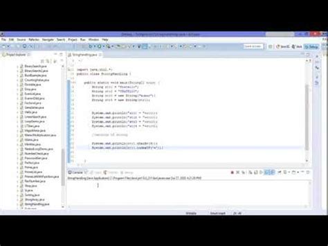 Strings And Its Methods In Java String Buffer String Builder Java