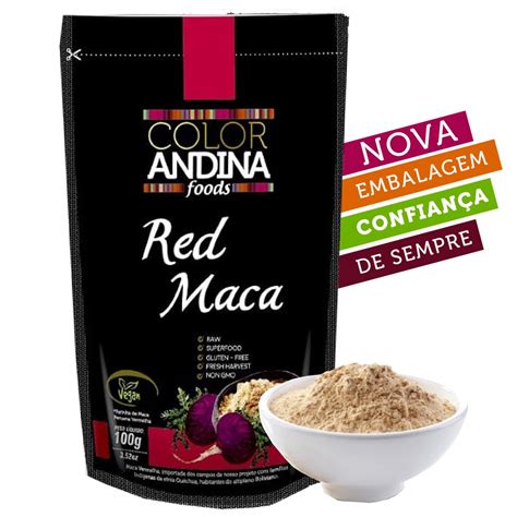 Maca Peruana Red Vermelha Color Andina Food 100g Submarino