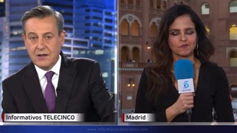 La difícil conexión de una reportera de Informativos Telecinco