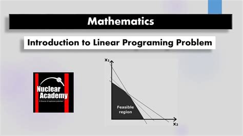 introduction to linear programming problem from 12th std maharashtra boa linear programming