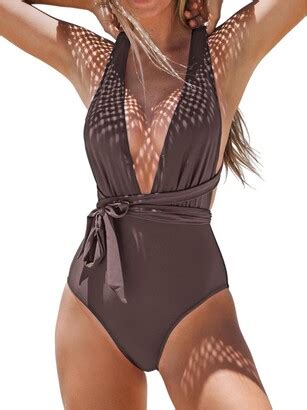 EVAbaby Sexy Mini Monokini Swimwear For Women PU Leather One Piece