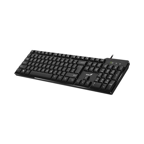 Bàn phím có dây Genius KB 100X USB Đen Sleep Key Chống tràn