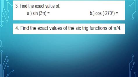 trig functions the unit circle approach ppt download