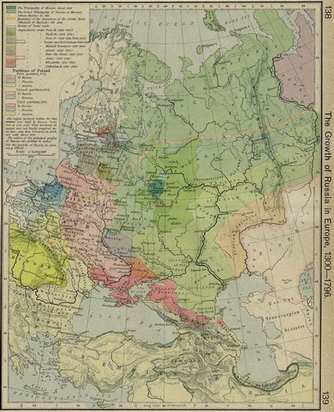 Ekspansja Terytorialna Rosji 1300 1796
