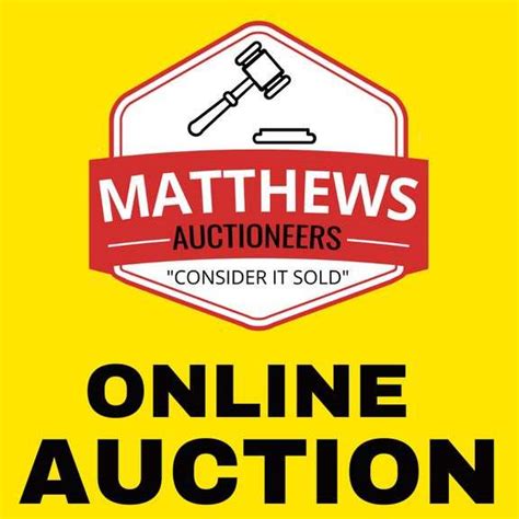 Online Auction Matthews Auctioneers