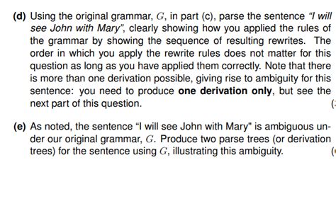 solved 4 language models and syntactic parsing of natural