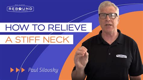 Causes And Solutions For Stiff Neck From Experts Rebound Pt