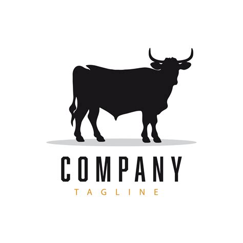 Simple Cow Logo Template Design Vector Art At Vecteezy