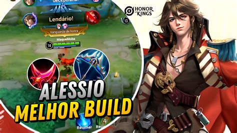 JOGUEI A MELHOR BUILD PARA O ALESSIO HONOR OF KINGS YouTube