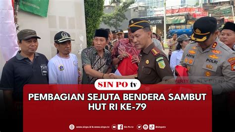 Pembagian Sejuta Bendera Sambut HUT RI Ke 79