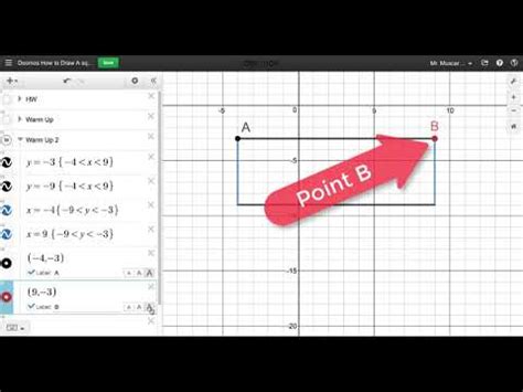 Desmos How To Draw And Label A Point Youtube
