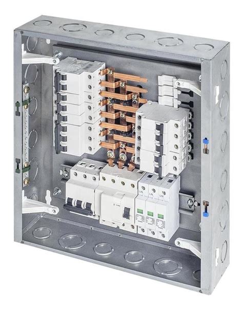 Quadro Trifásico P 16 Disjuntor Din Barramento 100a Embutir
