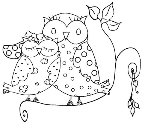 Owl Coloring Pages For Adult Printable Free Coloring Pages