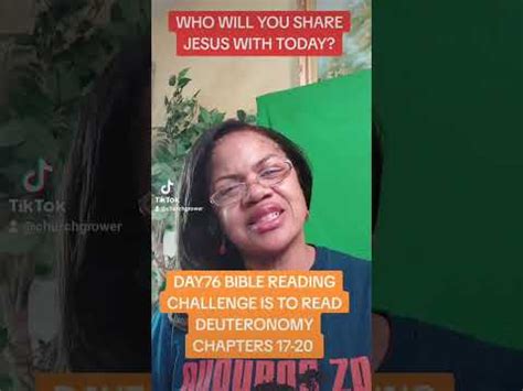 Day 76 Bible Reading Challenge Is To Read Deuteronomy Chapters 17 20