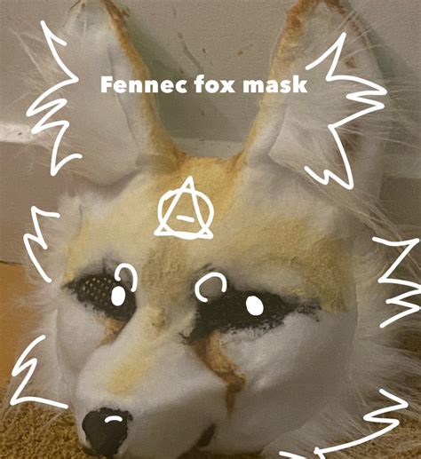 Therian Mask Fennec Fox READ DESCRIPTION Etsy Australia