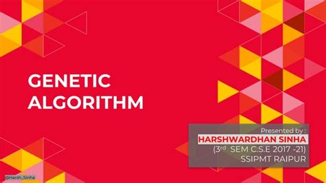 genetic algorithm ppt