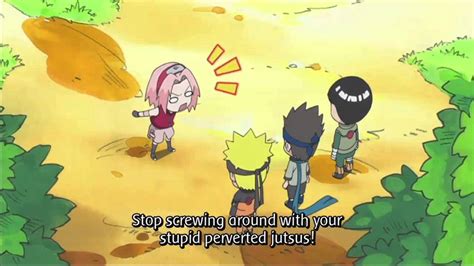 Naruto Sexy Jutsu Sakura Lee Guy Konohamaru Sexye No Justo Sasuke