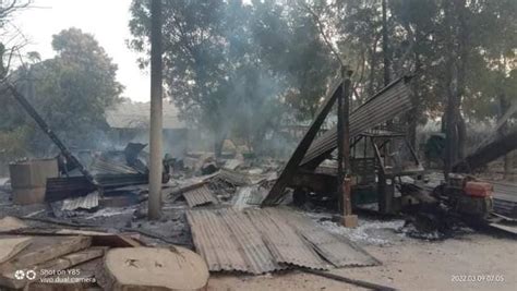 The Irrawaddy Eng On Twitter Junta Troops Torched Three Villages In