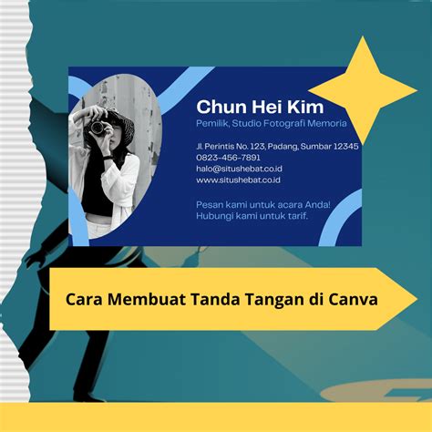 Cara Membuat Tanda Tangan Di Canva Tips And Trick