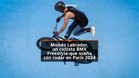 Mois S Labrador Un Ciclista Bmx Freestyle Que Sue A Con Rodar En Par S