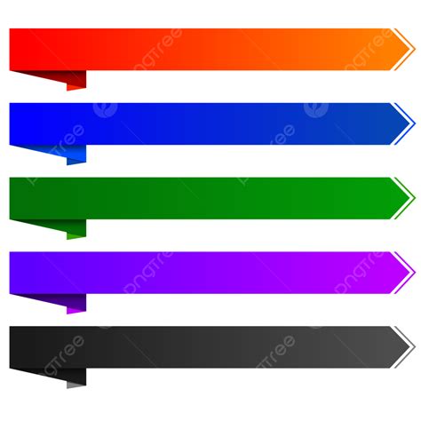 Infographic Banner Shape Vector Image Transparent Background