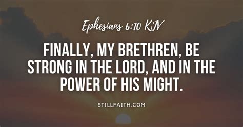 Bible Verses About God S Power Kjv Stillfaith