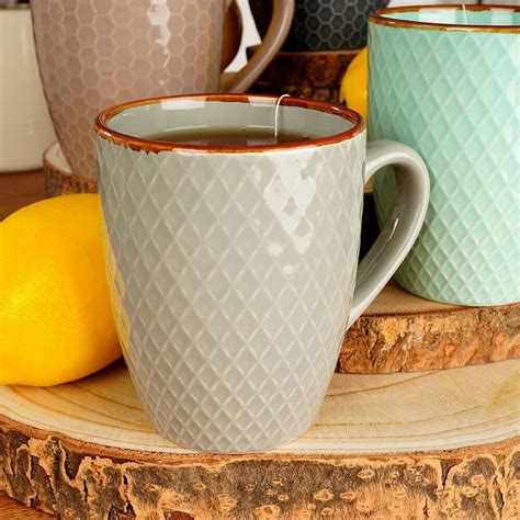 Kubek ceramiczny do picia kawy herbaty na prezent zestaw komplet kubków