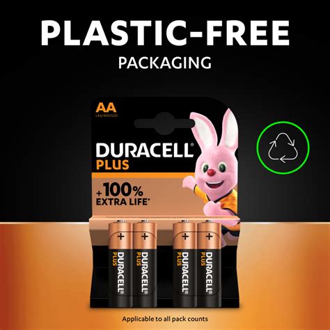 Duracell Plus Type Aa Alkaline Batteries