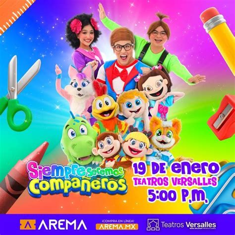 Siempre Seremos Compañeros en Teatros Versalles AREMA Ticket