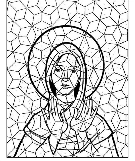 85 Desenhos De Mosaico Para Imprimir E Colorir Pintar