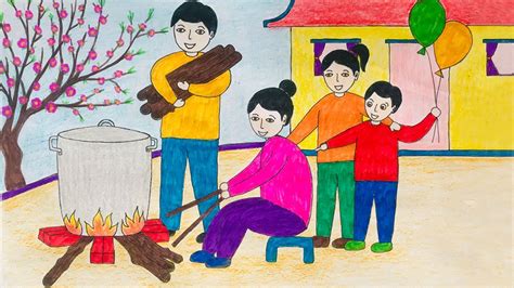 Chi tiết với hơn 82 về tranh vẽ hội xuân hay nhất camera edu vn