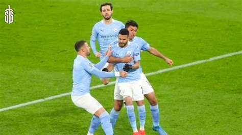 PSG Vs Man City 1 2 UCL 2021 Mahrez Free Kick Goal Highlights YouTube