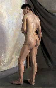 Male Nude Figure By David Comba Adamson Museum Quality Copies