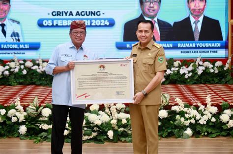 Pj Gubernur Agus Fatoni Apresiasi Pernyataan Sikap Pilpres Damai 2024