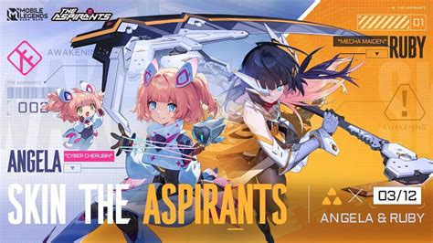 Moonton Rilis Skin The Aspirants Untuk Hero Ruby Dan Angela Di Mobile