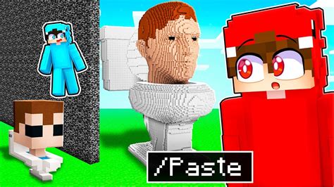 Oszukuje W Konkursie Budowania Skibidi Toilet W Minecraft Youtube