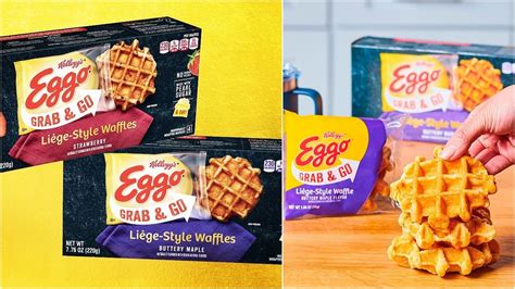 Eggo Grab Go Kellogg S Releases First Ever Toaster Free Waffles