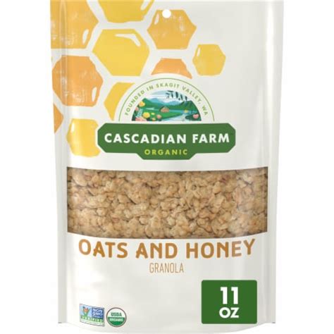 Cascadian Farm Organic Oats And Honey Granola 11 Oz Frys Food Stores