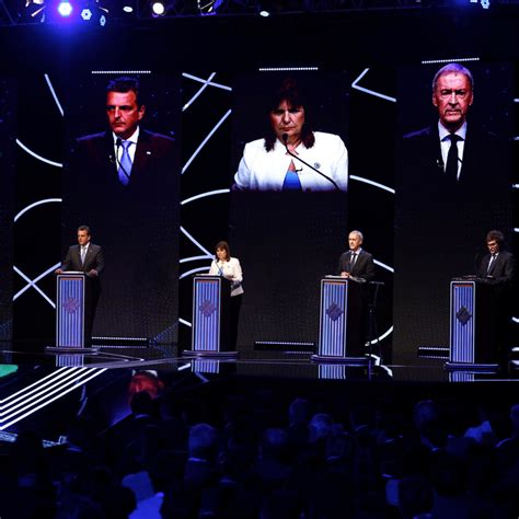 Debate presidencial en Argentina Tensión y acusaciones en primer