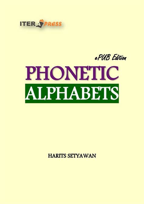 Phonetic Alphabets EPUB Edition ITERA Press