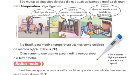 MATEMÁTICA Medida de temperatura YouTube
