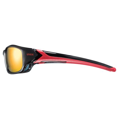 Okulary Rowerowe Uvex Sportstyle Czarno Czerwone Rowertour