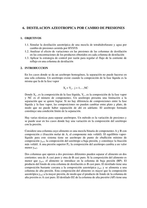 PDF Practica 06 Destilación Azeotropica pdf DOKUMEN TIPS