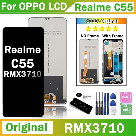 6 72 Original LCD For OPPO Realme C55 RealmeC55 RMX3710 LCD Display