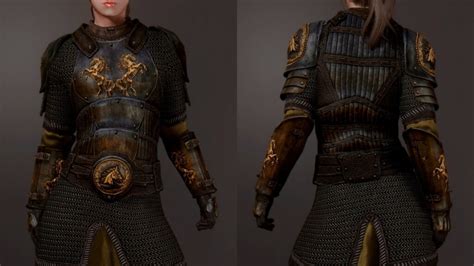 Skyrim Sewhiterun Noble Armor Tre Maga