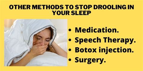 How To Stop Drooling In Your Sleep